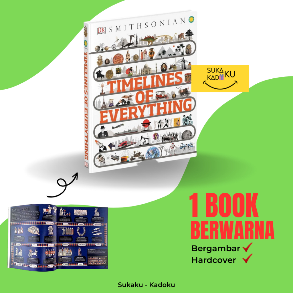 Jual DK Timelines of Everything Book SmithSonian Buku Edukasi Anak ...