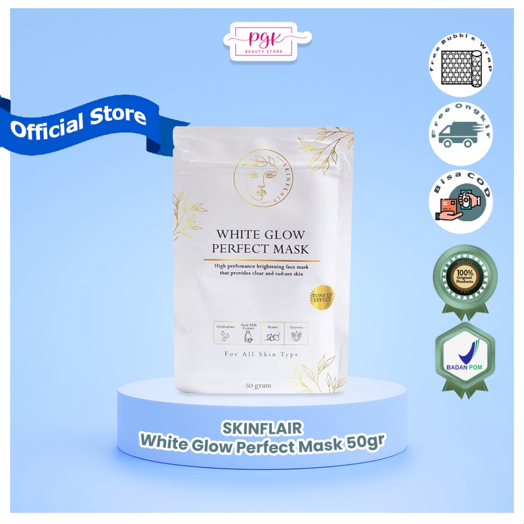 Jual Skinflair White Glow Perfect Mask 50gr | Shopee Indonesia