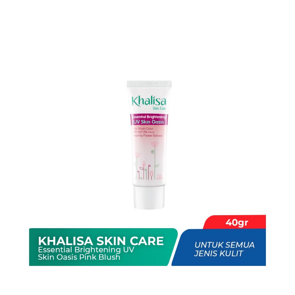 Jual Khalisa Essential Brightening UV Skin Oasis Pink Blush (Halal ...