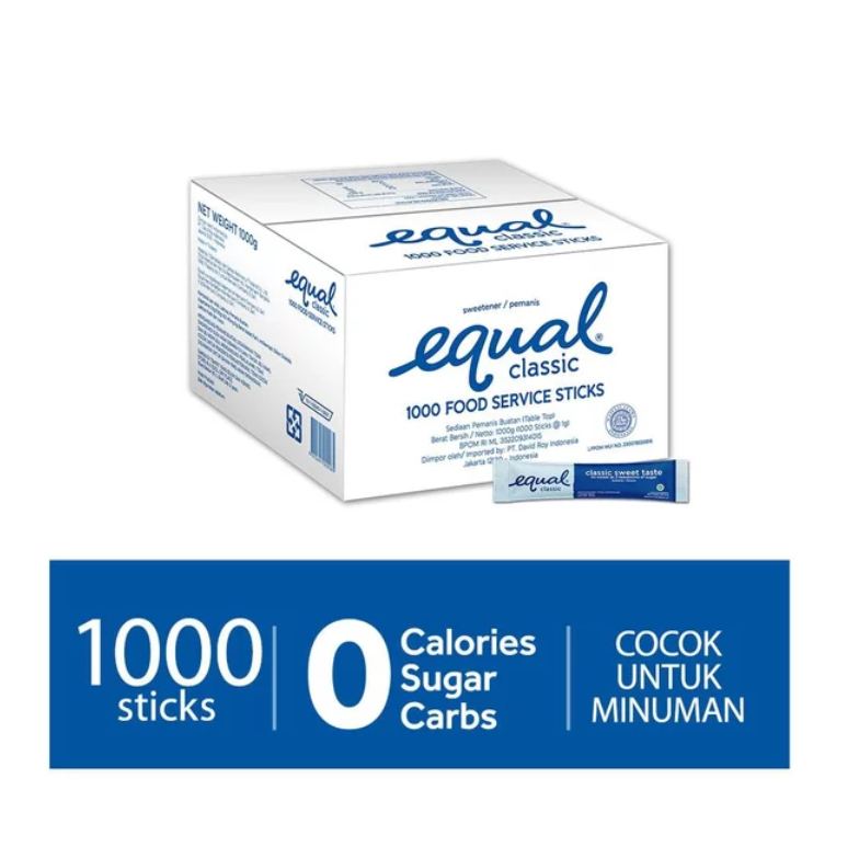 Jual Equal Classic 1000 Sticks (Pemanis Gula Nol Kalori) | Shopee Indonesia