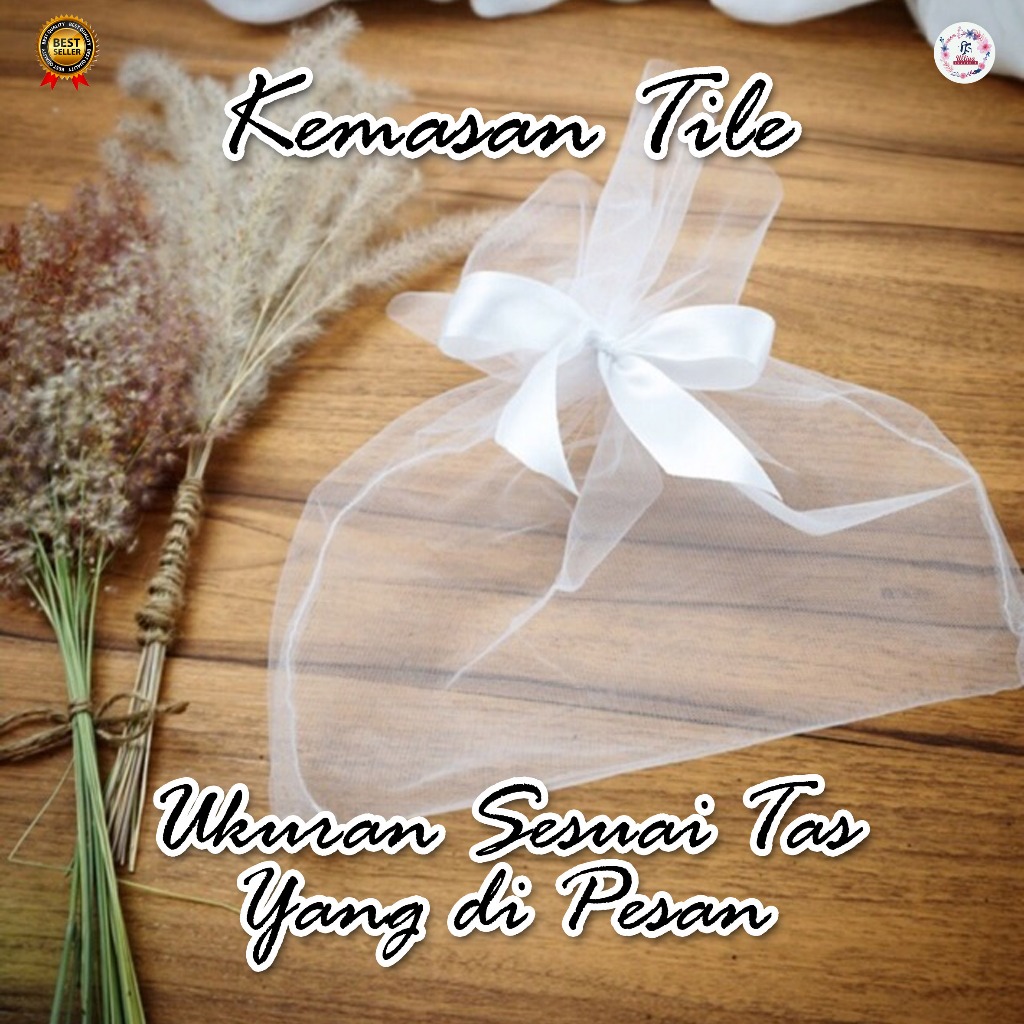 Jual Kemasan Tas Kain Tile Plus Pita | Shopee Indonesia