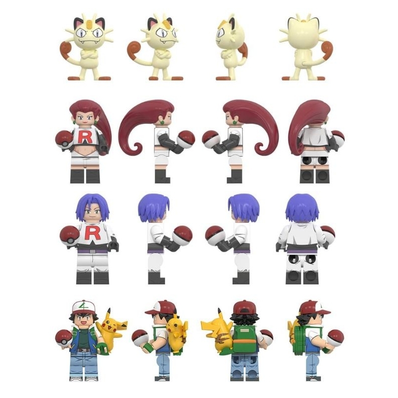 Jual Action figure pokemon Ash Ketchum Pikachu vs team rocket Limited ...