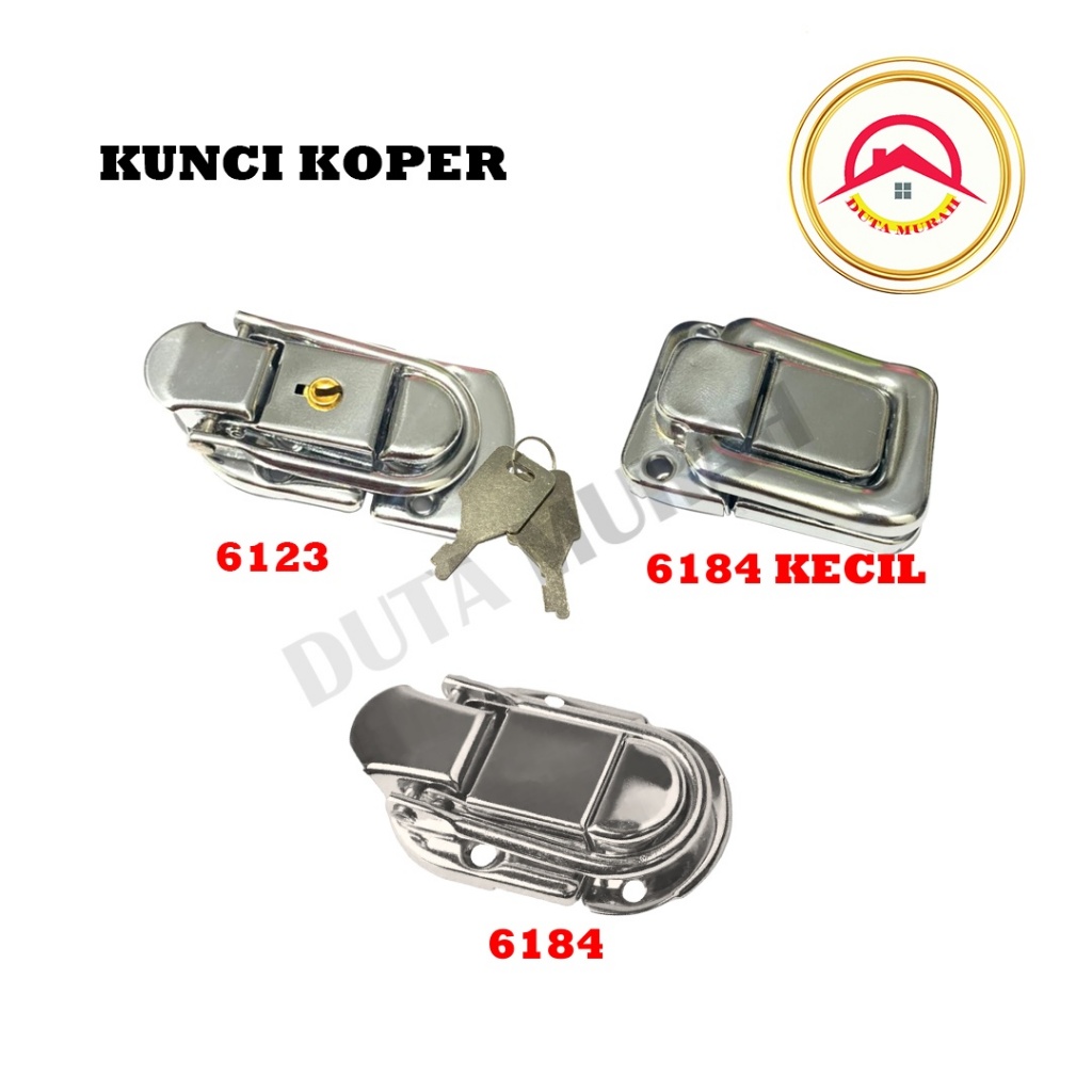 Jual Kunci koper box Kunci peti dgn mata kunci Hardcase koper Kaitan ...