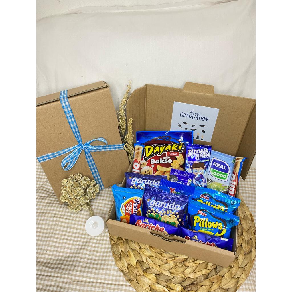 Jual Box gift box snack mini gift mini snack hampers TERMURAH | Shopee ...