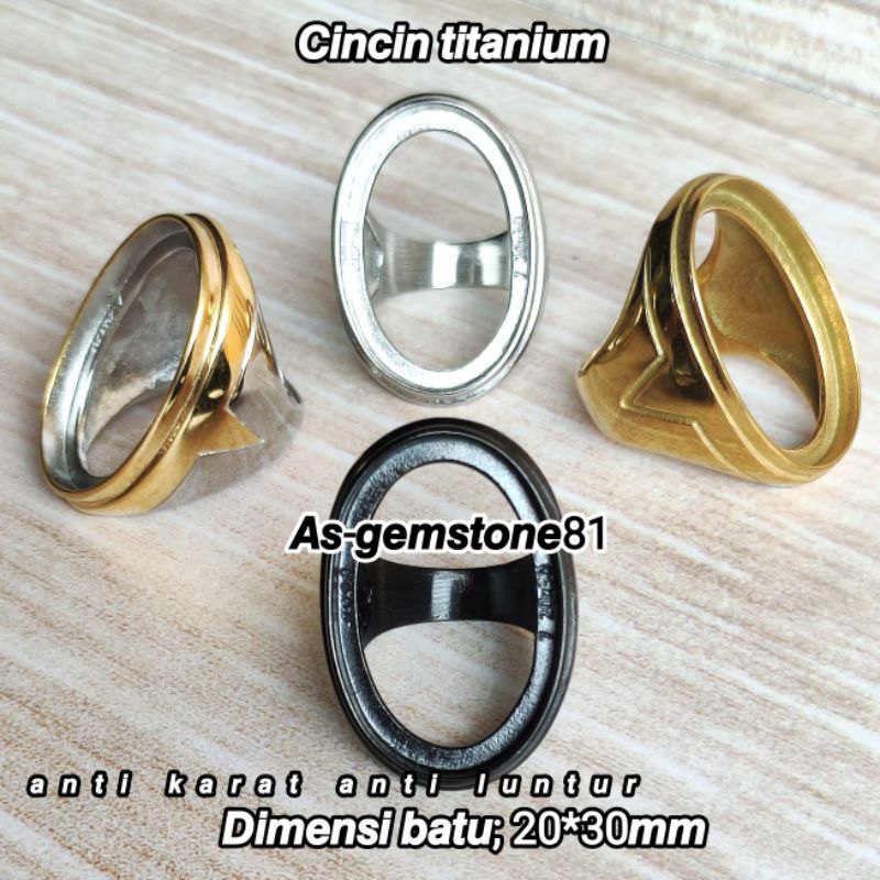 Jual Emban Ring Cincin [titanium] 20x30 | Shopee Indonesia