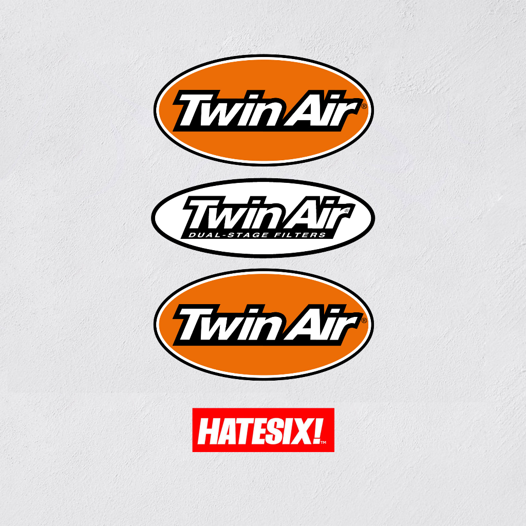 Jual Sticker Decal Twin Air Filter Vintage Enduro Hatesix | Shopee ...