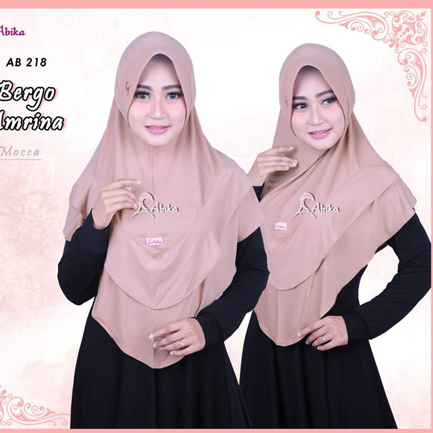Jual JILBAB BERHO AMRINA BY ABIKA HIJAB SIZE STANDART | Shopee Indonesia