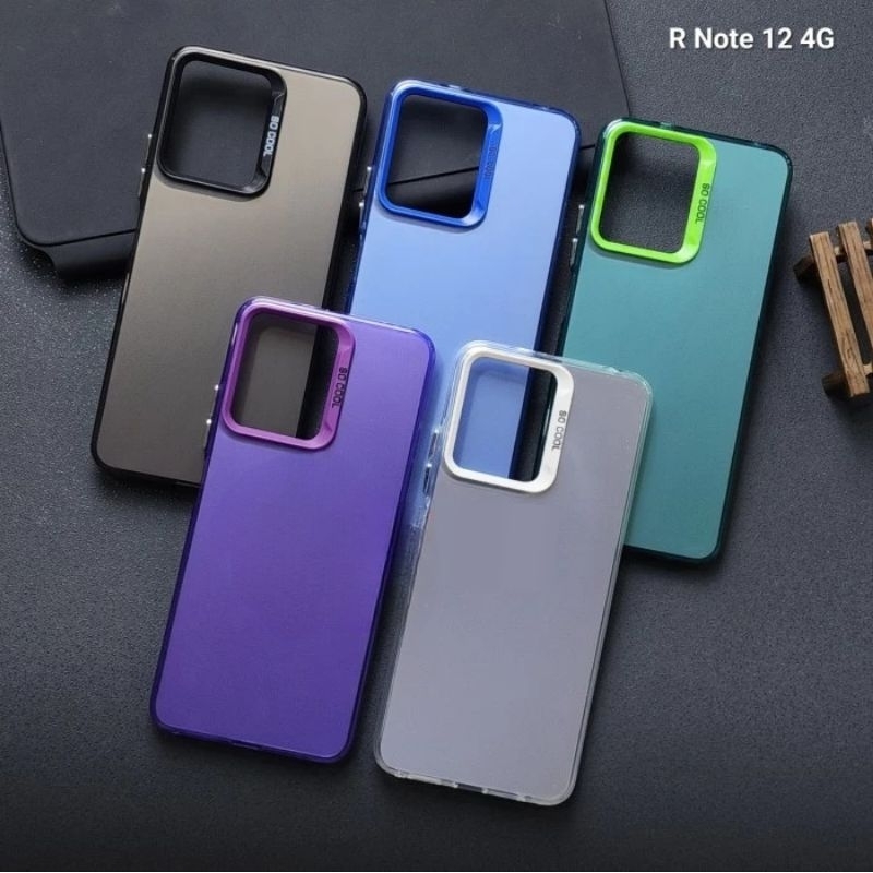 Jual Case Hybird Socool Redmi Note 12 4G Color Plate Hologram Hard Soft ...
