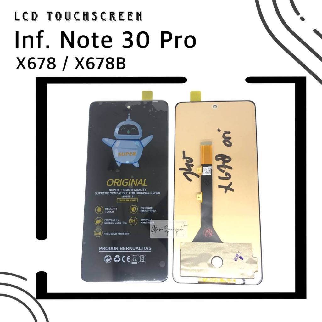 Jual LCD TOUCHSCREEN INFINIX NOTE 30 PRO X678 X678B FULLSET | Shopee ...
