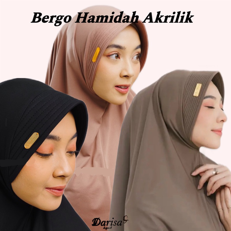 Jual BERGO HAMIDAH ACRYLIC SIZE M LABEL BESI FREE TAG LABEL AKRILIKHIJAB VOLY OLAHRAGA JUMBO PET ...