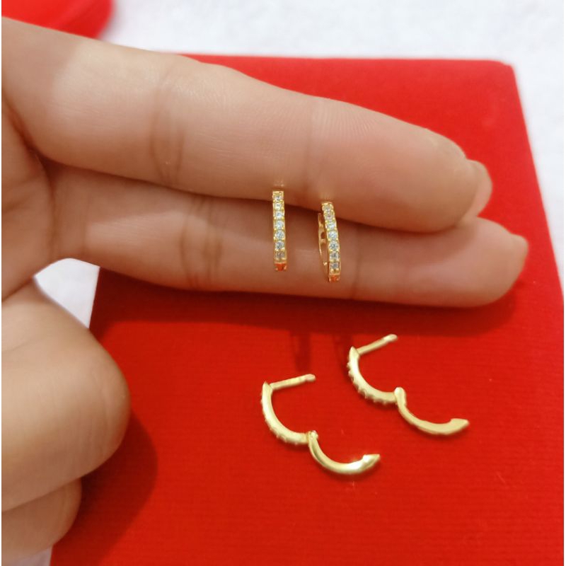 Jual ANTING JEPIT ANAK DAN DEWASA PERAK 925 LAPIS MAS | Shopee Indonesia