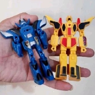 Jual Action figure leader shine yellow & blue robot original second ...