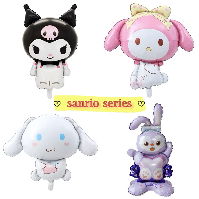 Jual BALON FOIL KARAKTER SANRIO KUROMI / MY MELODY / CINNAMOROLL ...