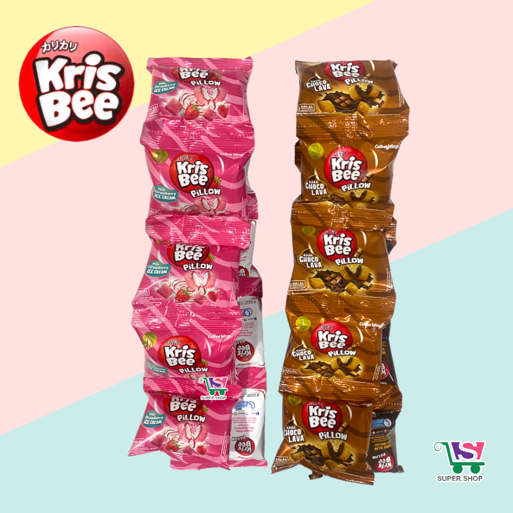 Jual Krisbee Pillow Chocolava / Strawberry Ice Cream 6 Gram Renceng ...
