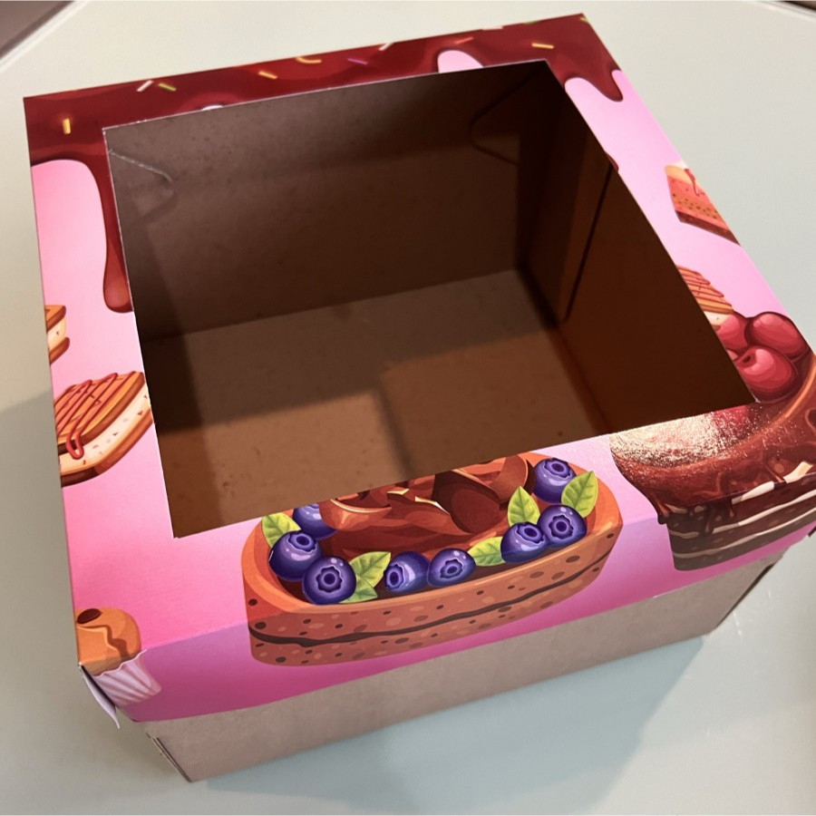Jual Gift Box Kemasan Kue Tart Lapis Legit Packaging Brownies Toples ...