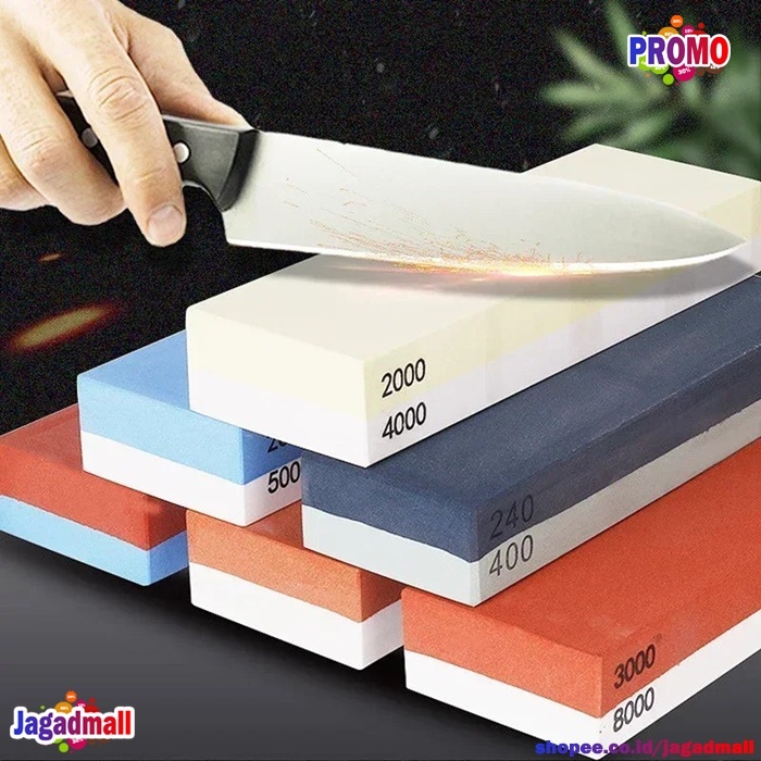 Jual Batu Pengasah Pisau Dua Sisi Whetstone Knife Sharpener Batu Asahan ...