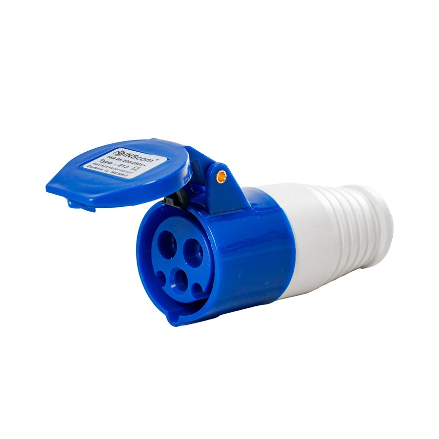 Jual SOCKET MOBILE MOUNTING 3 PIN 16A SOKET PLUG STOP KONTAK INDUSTRI ...