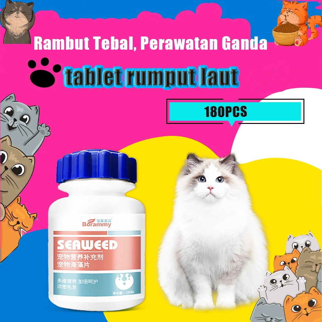 Jual Vitamin Bulu Kucing Rontok Vitamin Kucing Cegah Jamur dan Bulu ...