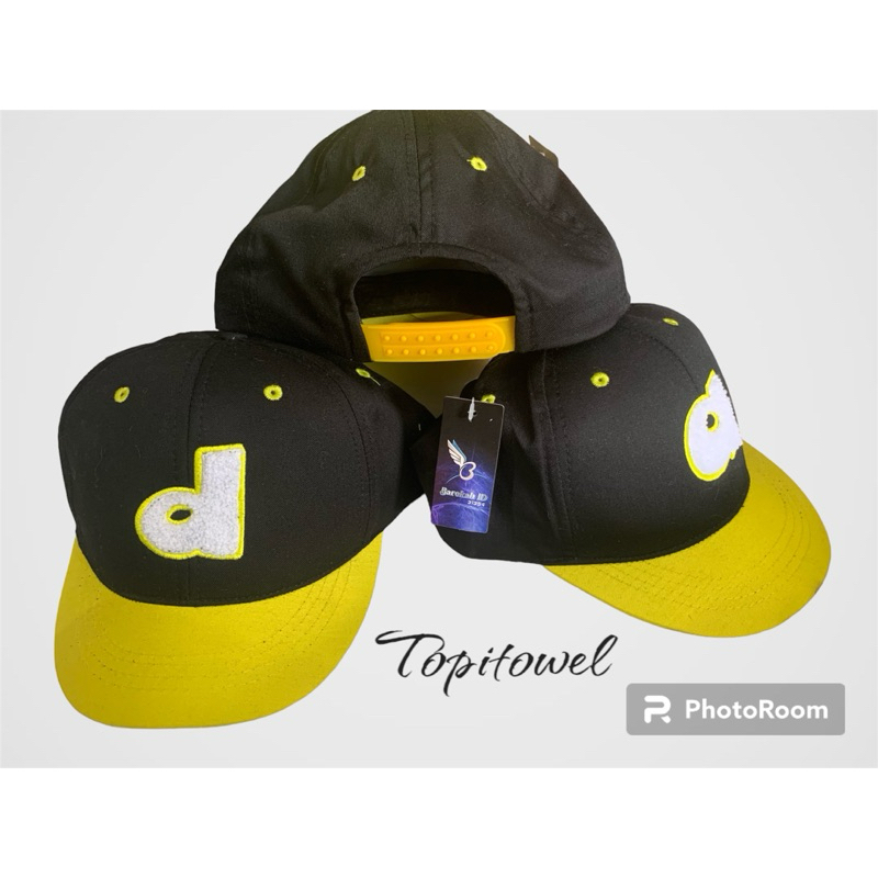 Jual Topi Lidah Pendek Original Bordir Towel Alfabet | Shopee Indonesia