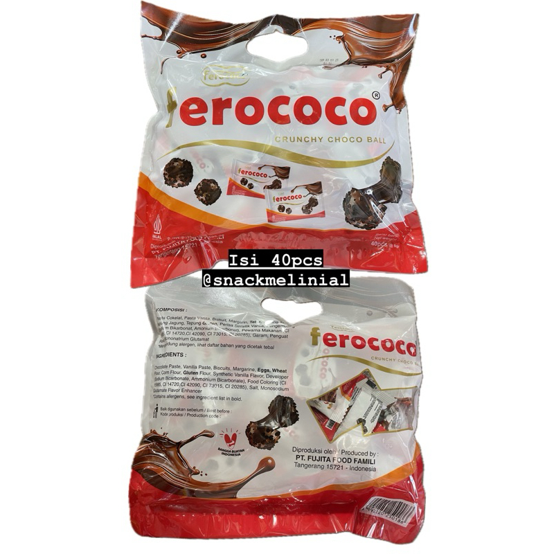 Jual Ferococo crunchy choco ball coklat bulat wafer ball | Shopee Indonesia