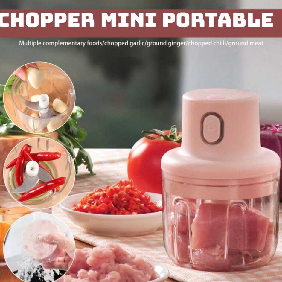 Jual Harga Murah AZ MINI CHOPPER BLENDER PORTABLE GILINGAN MINI BUMBU ...