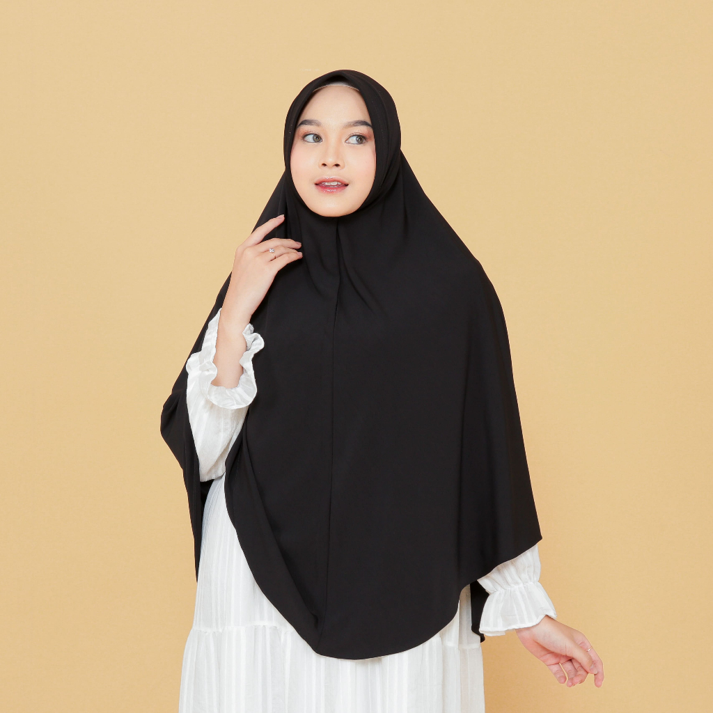 Jual Razwa Daily - Hijab daily instan polos jersey premium size M L XL XXL jumbo - All Varian ...