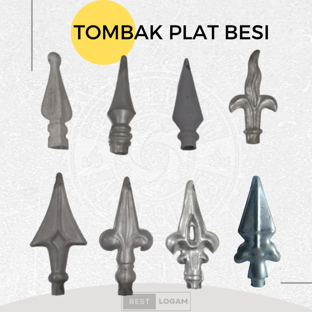 Jual Tombak pagar aksesoris ornamen pagar besi plat semua model ...