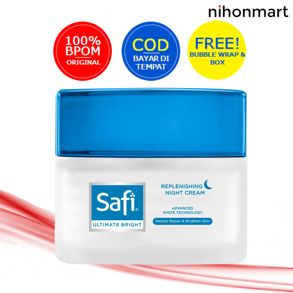 Jual Safi Ultimate Bright Replenishing Night Cream 45g | Shopee Indonesia