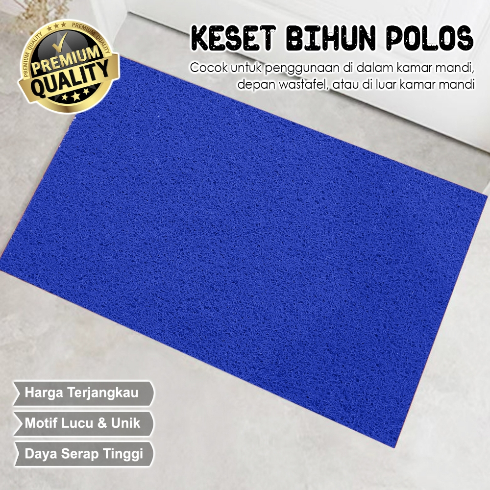 Jual PROMO!! Keset Kaki Lantai Rumah Bihun Polos Tebal 60x40cm Karpet ...