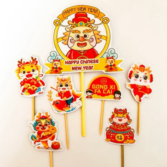 Jual TOPPER IMLEK / CUPCAKE TOPPER IMLEK / CAKE TOPPER IMLEK NEW ...