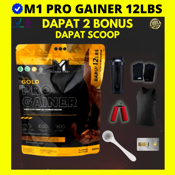 Jual MUSCLE FIRST Pro Gainer 12lbs/5400gr - Mass Gainer Penambah Berat ...