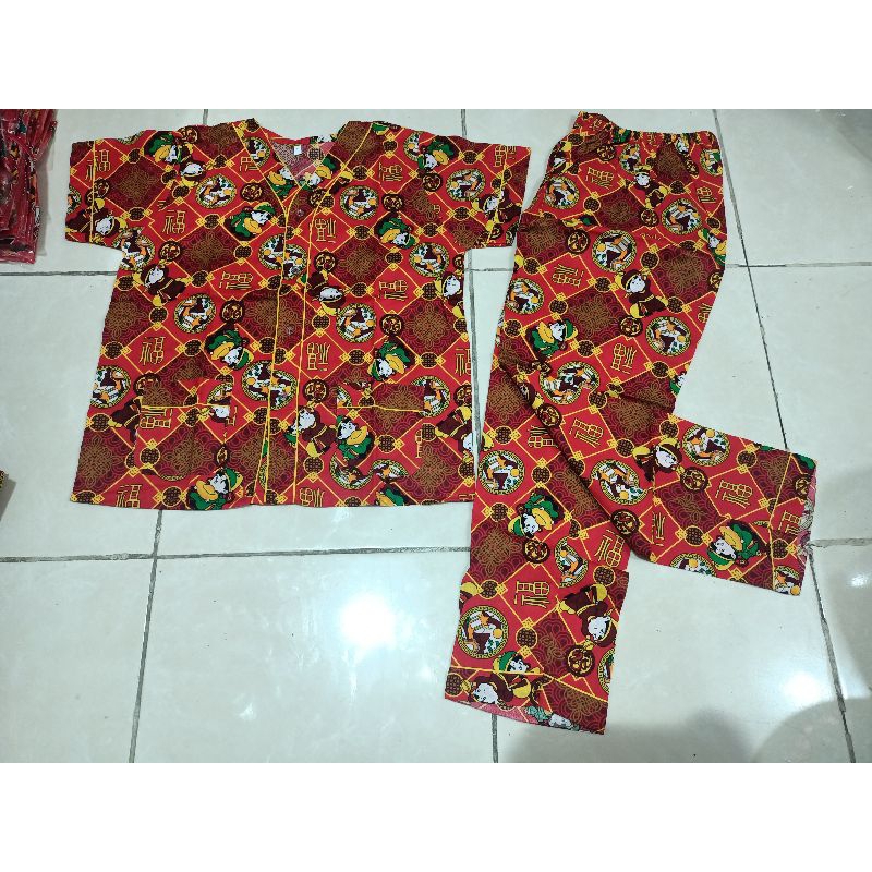 Jual MOTIF RANDOM/ACAK#PIYAMA BATIK & KARTUN UK.S, M, L, XL, XXL (BATIK ...