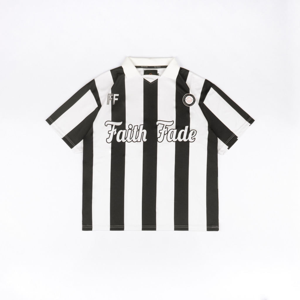 Jual FAITH FADE - Saddey Striped Oversized Jersey (Black - Broken White ...