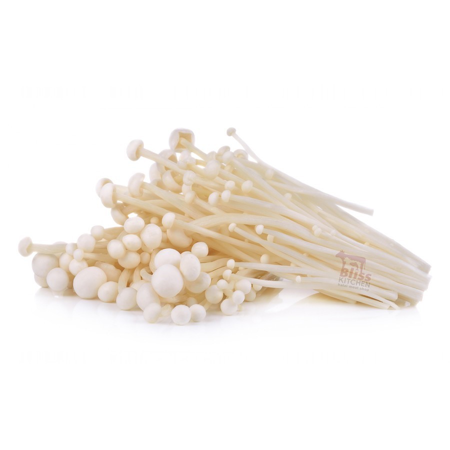 Jual Enoki Mushroom / Enokitake Mushroom / Jamur Enoki 100gr | Shopee ...