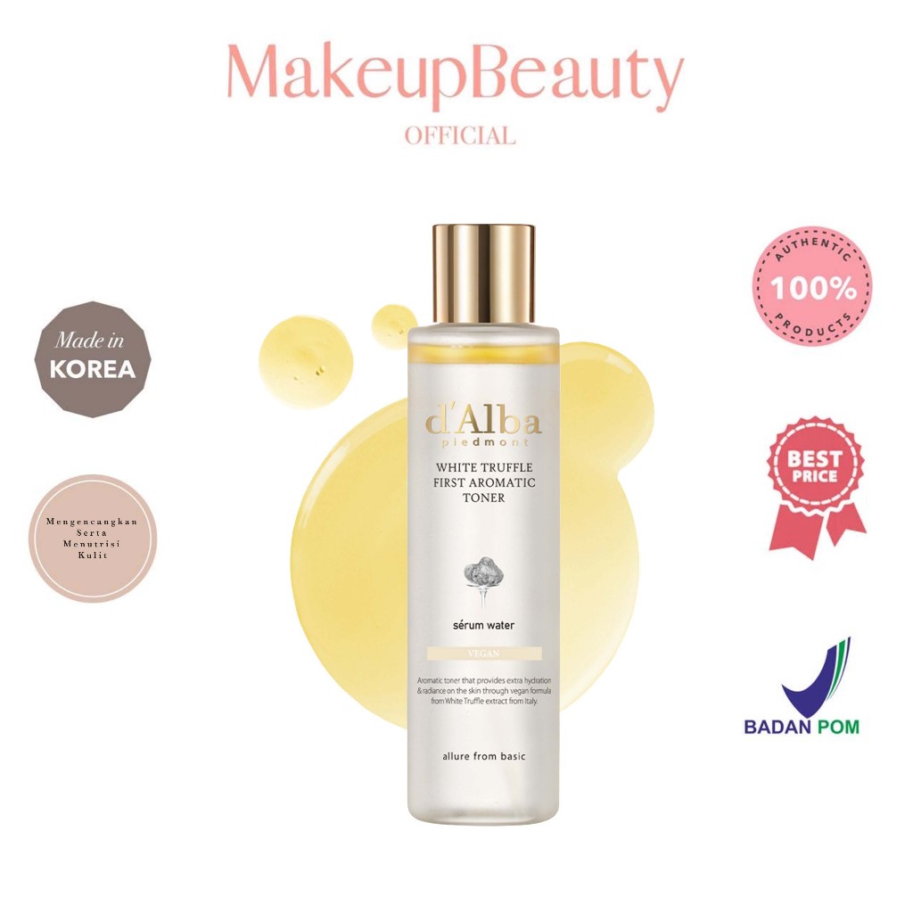 Jual D'ALBA White Truffle First Aromatic Toner 155ml | Shopee Indonesia