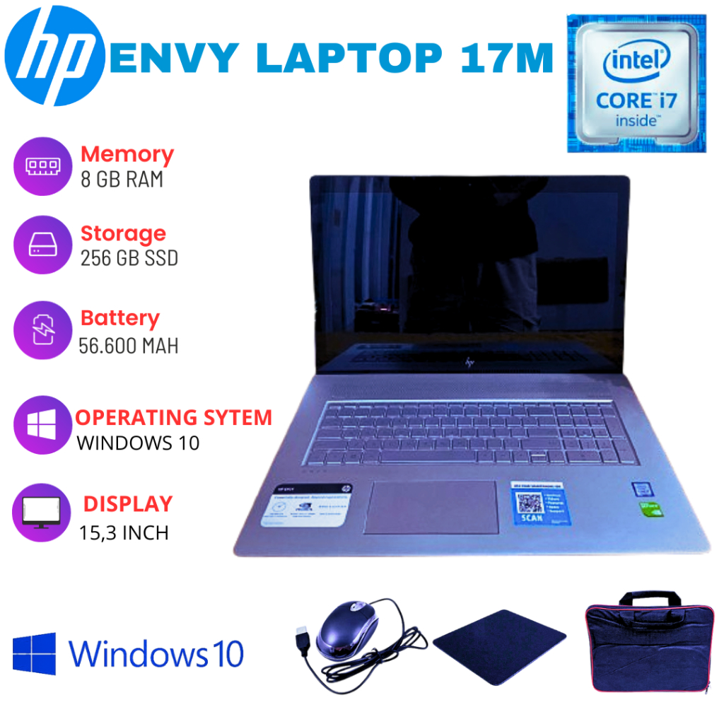 Jual LAPTOP HP ENVY LAPTOP 17M/M7 NETEBOOK/NOTEBOOK/X360 SECOND ...