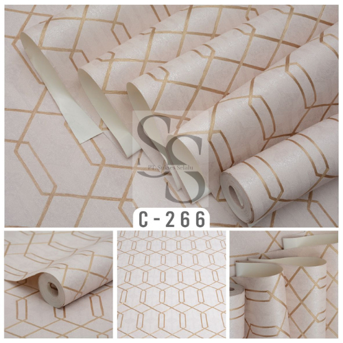 Jual Wallpaper Dinding Vinyl Premium, Timbul, Tebal, Bertekstur, Kangbang C266, C267, C268, C269 ...