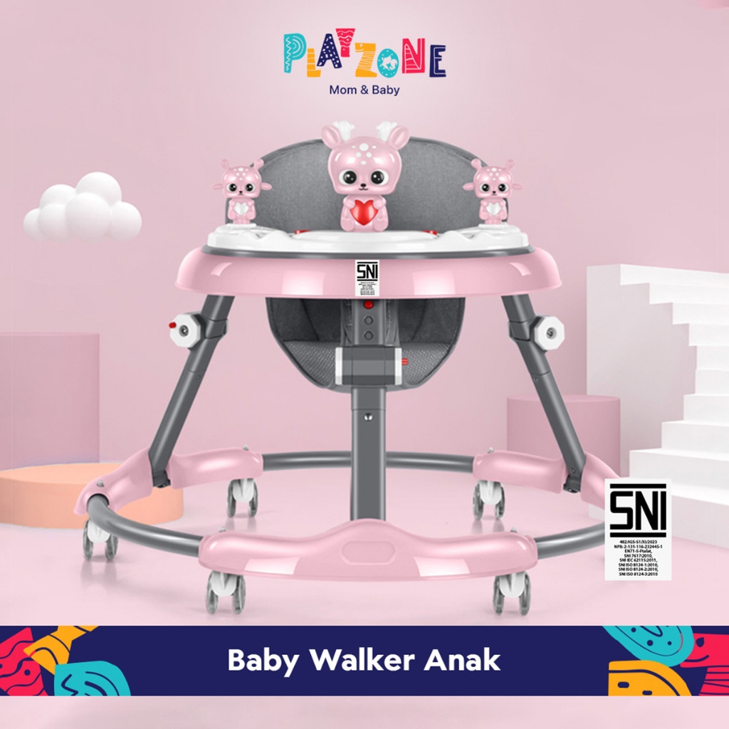 Jual Play Zone SNI COD Baby Walker Lipat | Alat Belajar Jalan Anak | Musik Walker Bayi ...