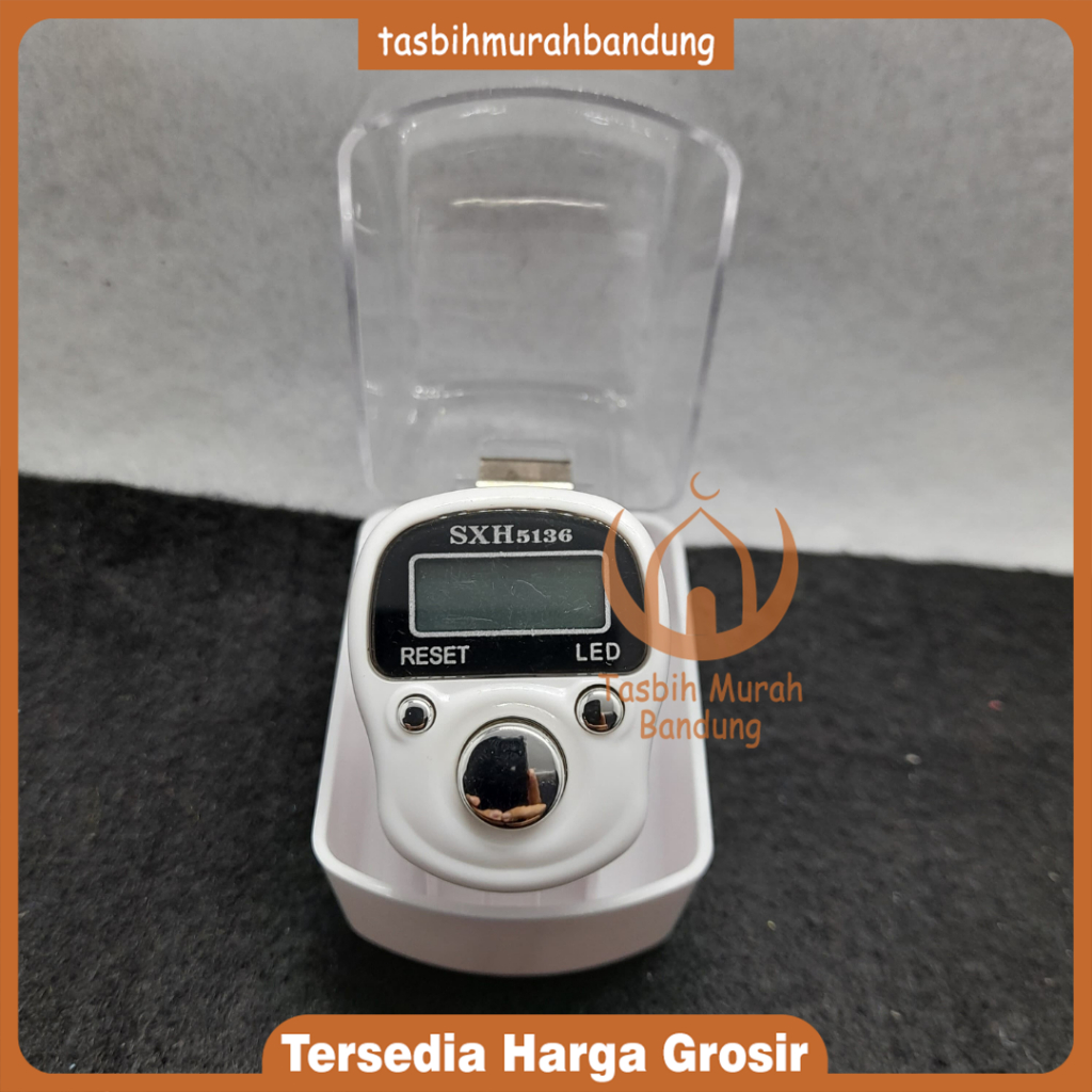 Jual Tasbih Digital LED Finger Counter Kotak Kaca | Shopee Indonesia