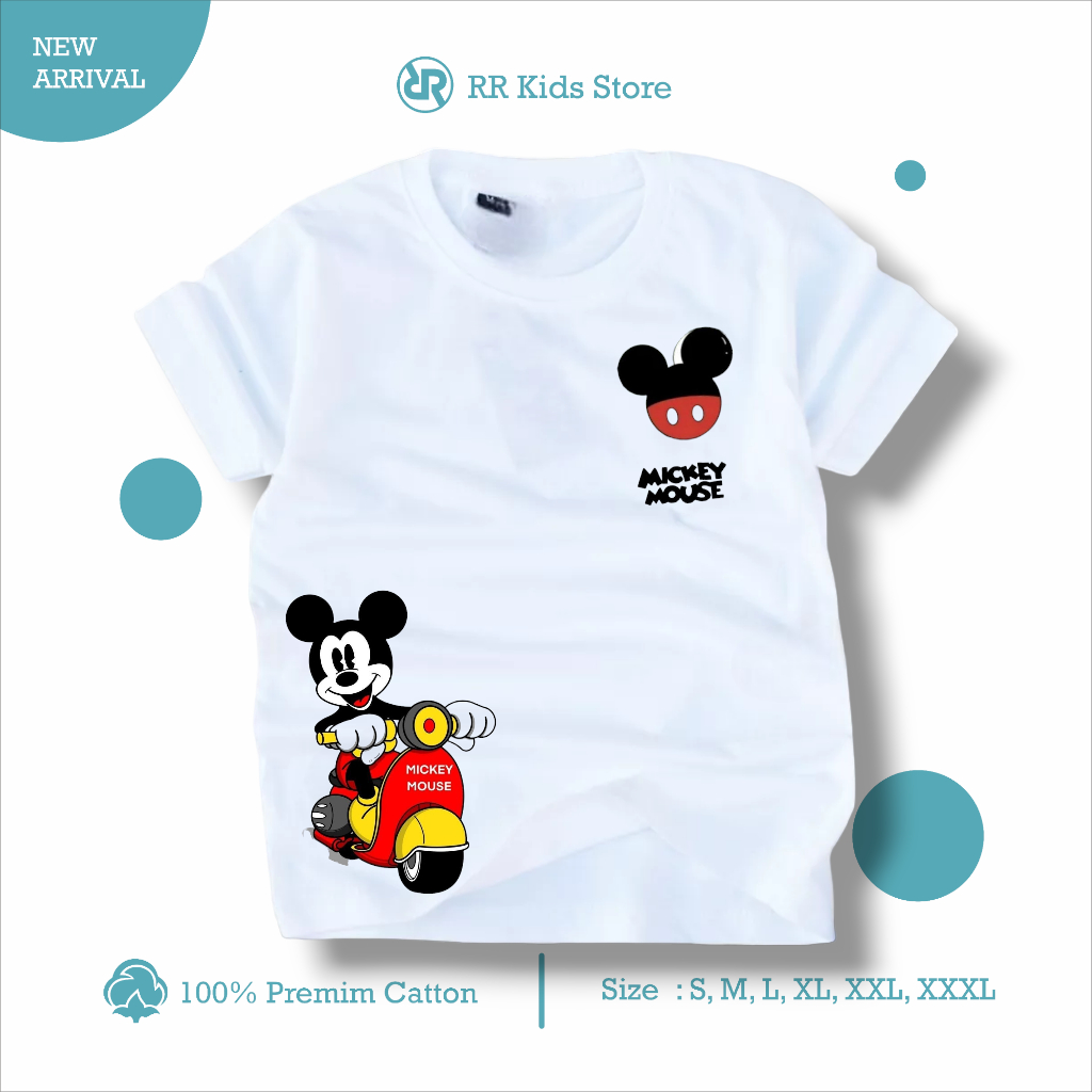 Jual RR,Kids Baju Kaos Distro Anak Laki Laki Kaos Anak Disny Catoon ...