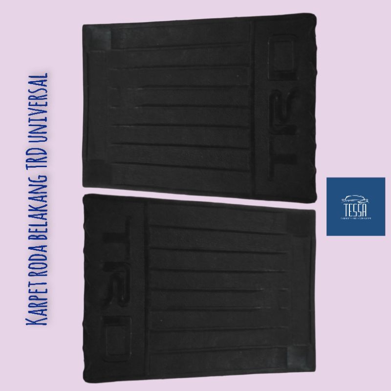 Jual karpet lumpur atau karpet roda mobil TRD universal bagian belakang ...