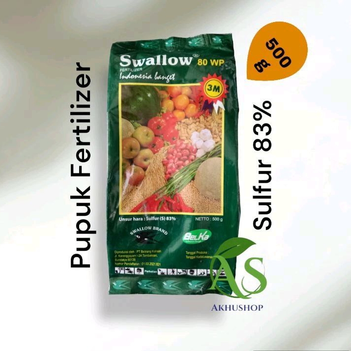 Jual Pupuk Swallow 80WP 500g - Fungisida & Pupuk Fertilizer | Shopee ...