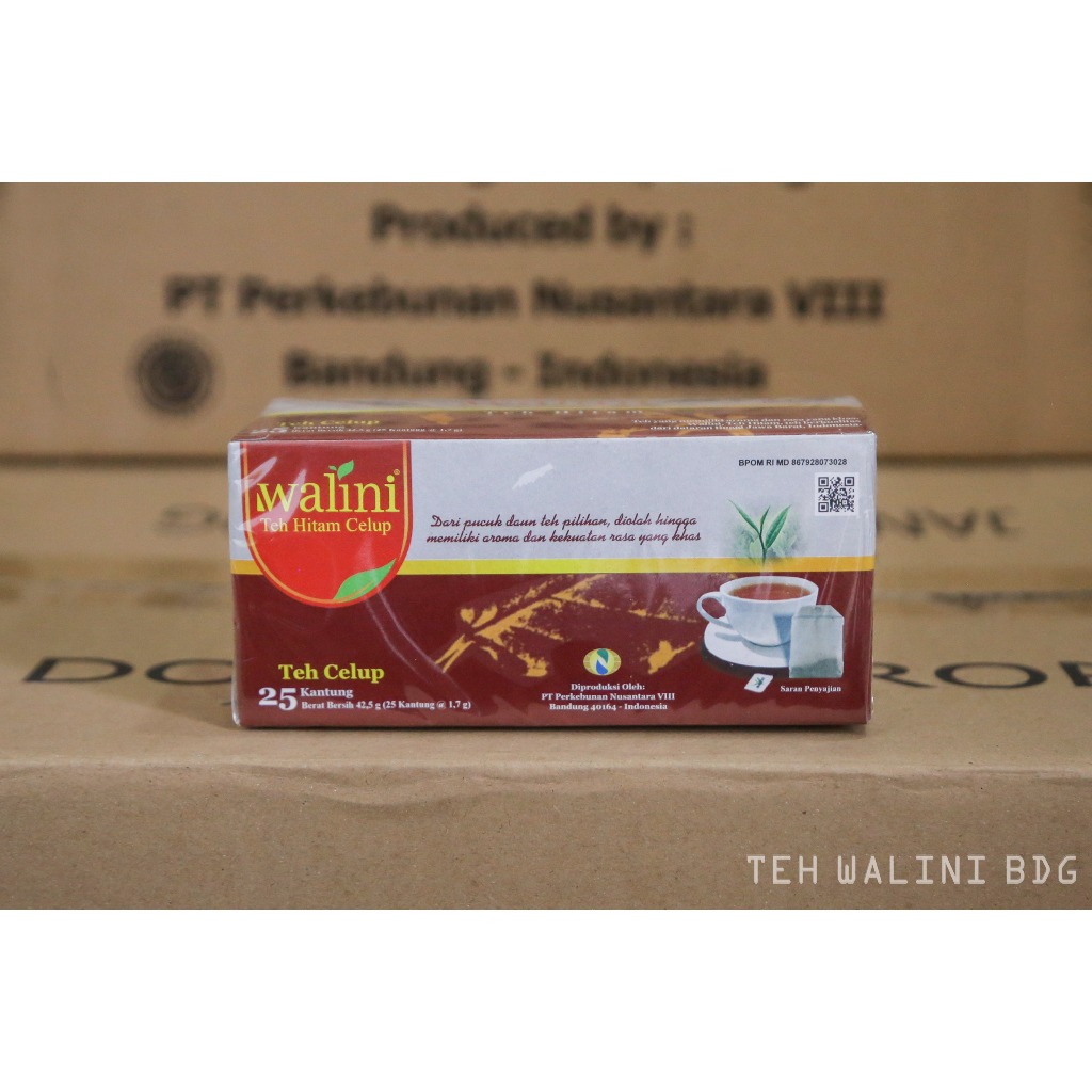 Jual Teh Walini BlackTea/ Teh Hitam Reguler 25s | Shopee Indonesia