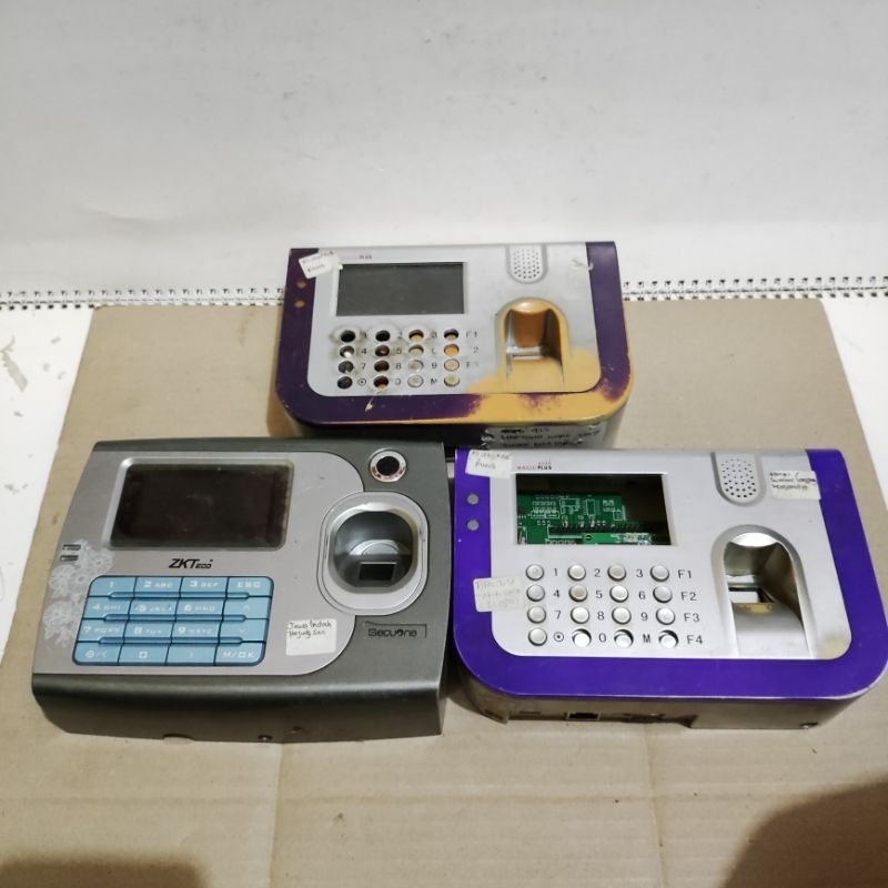 Jual 3PCS MESIN ABSEN FINGER PRINT BEKAS RUSA FINGER PRINT ZKTECO ...