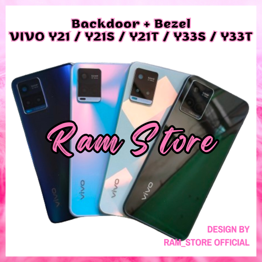 Jual Cassing Hp VIVO Y21 Y21S Y21T Y33S Y33T || Tulang Tengah Bezel ...