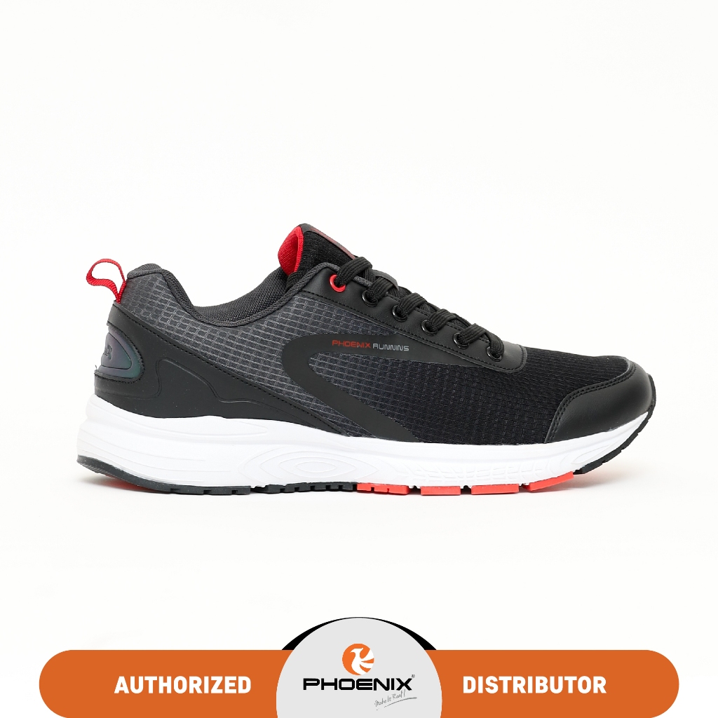 Jual Phoenix Jiro Sepatu Running Pria - Black | Shopee Indonesia