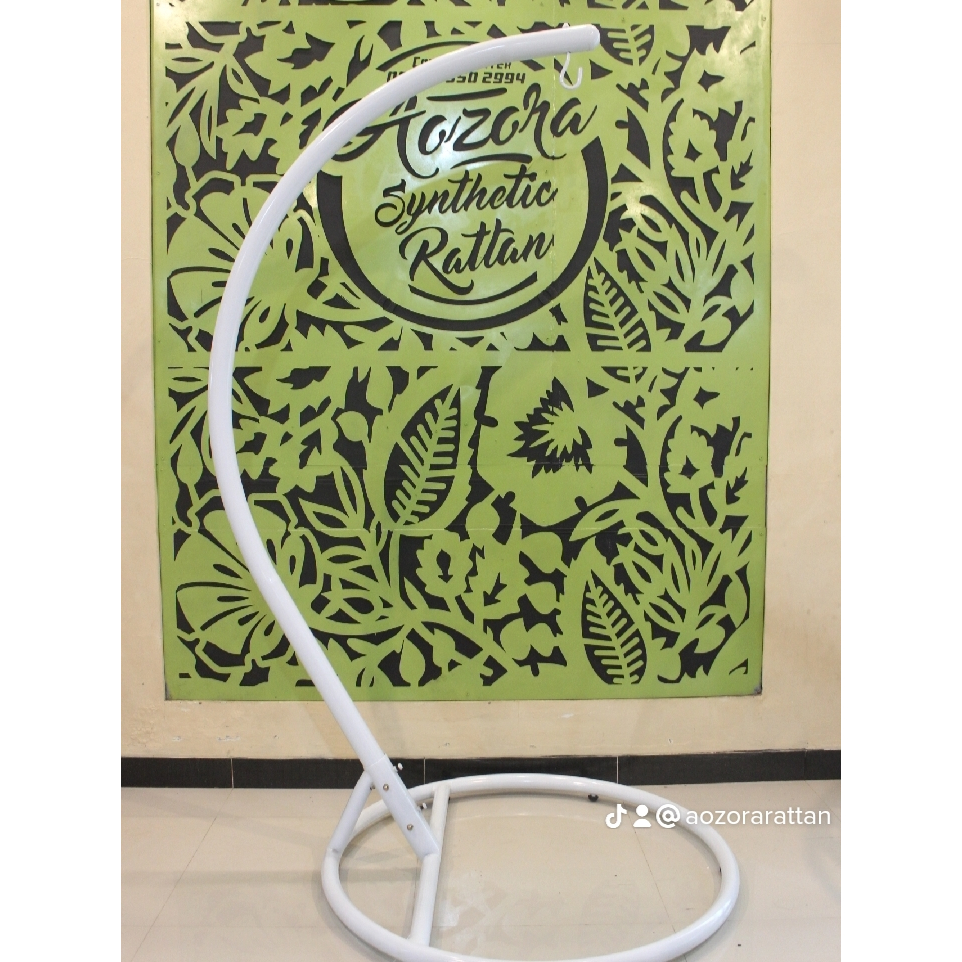 Jual Stand Hanging Single Tiang Ayunan Gantung Rotan Sintetis Standar ...