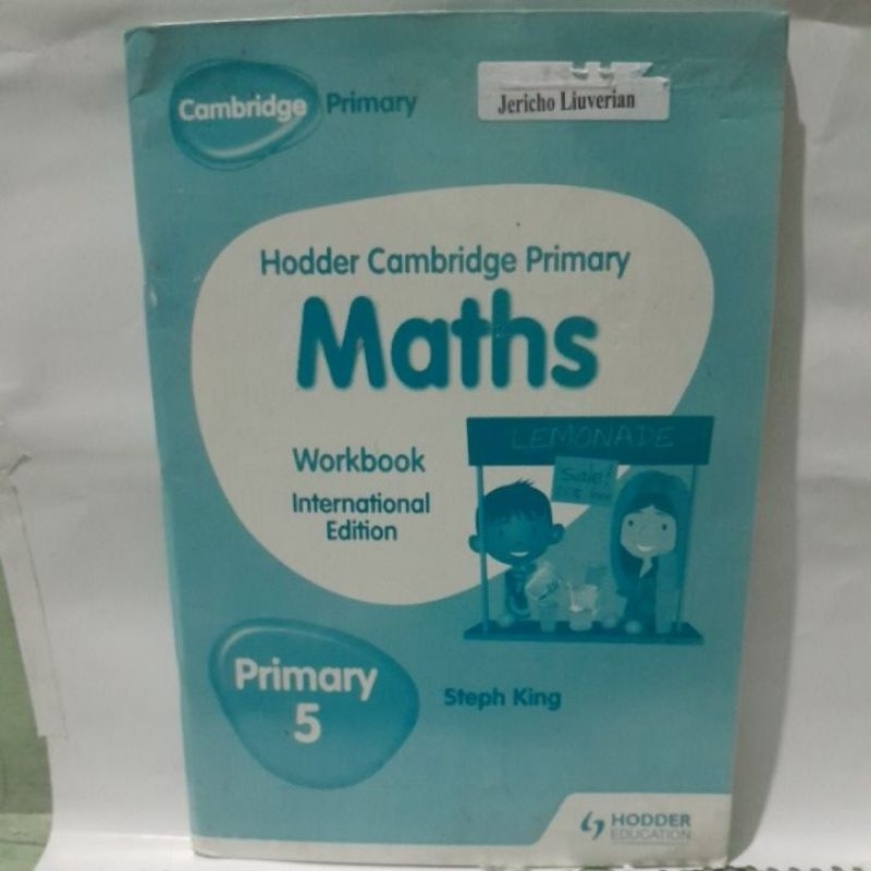 Jual Buku Hodder Cambridge primary Maths primary 5 workbook | Shopee ...