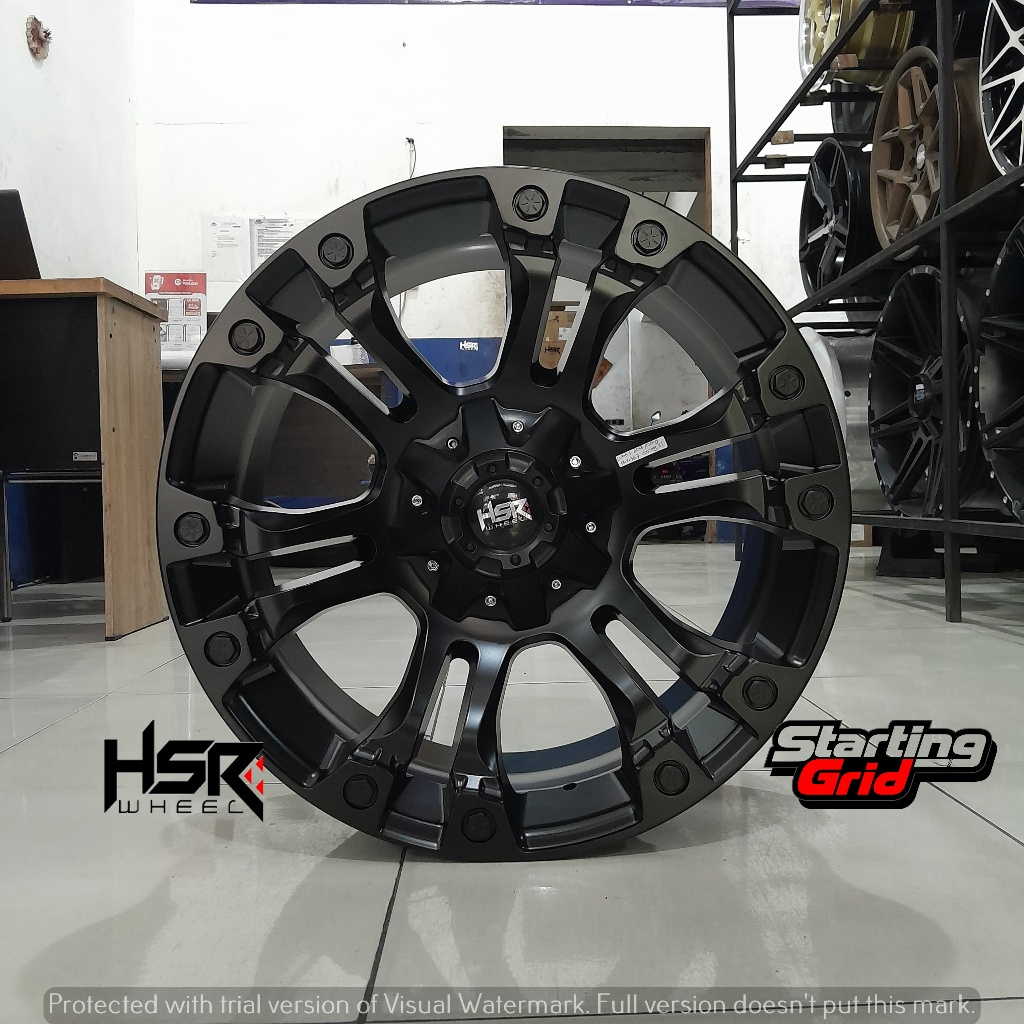 Jual Velg Mobil Ring 20 off-road LUMBIS HSR R20 pcd 6X139,7 matte black ...
