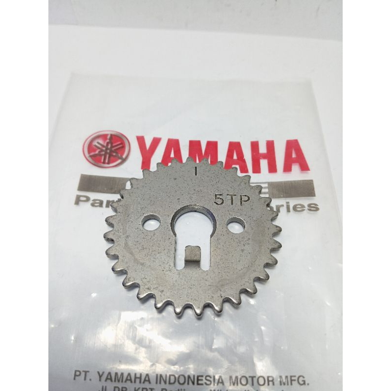 Jual Gigi gear sentrik timing noken as cam original Yamaha Jupiter Z Vega R new 5TP | Shopee ...